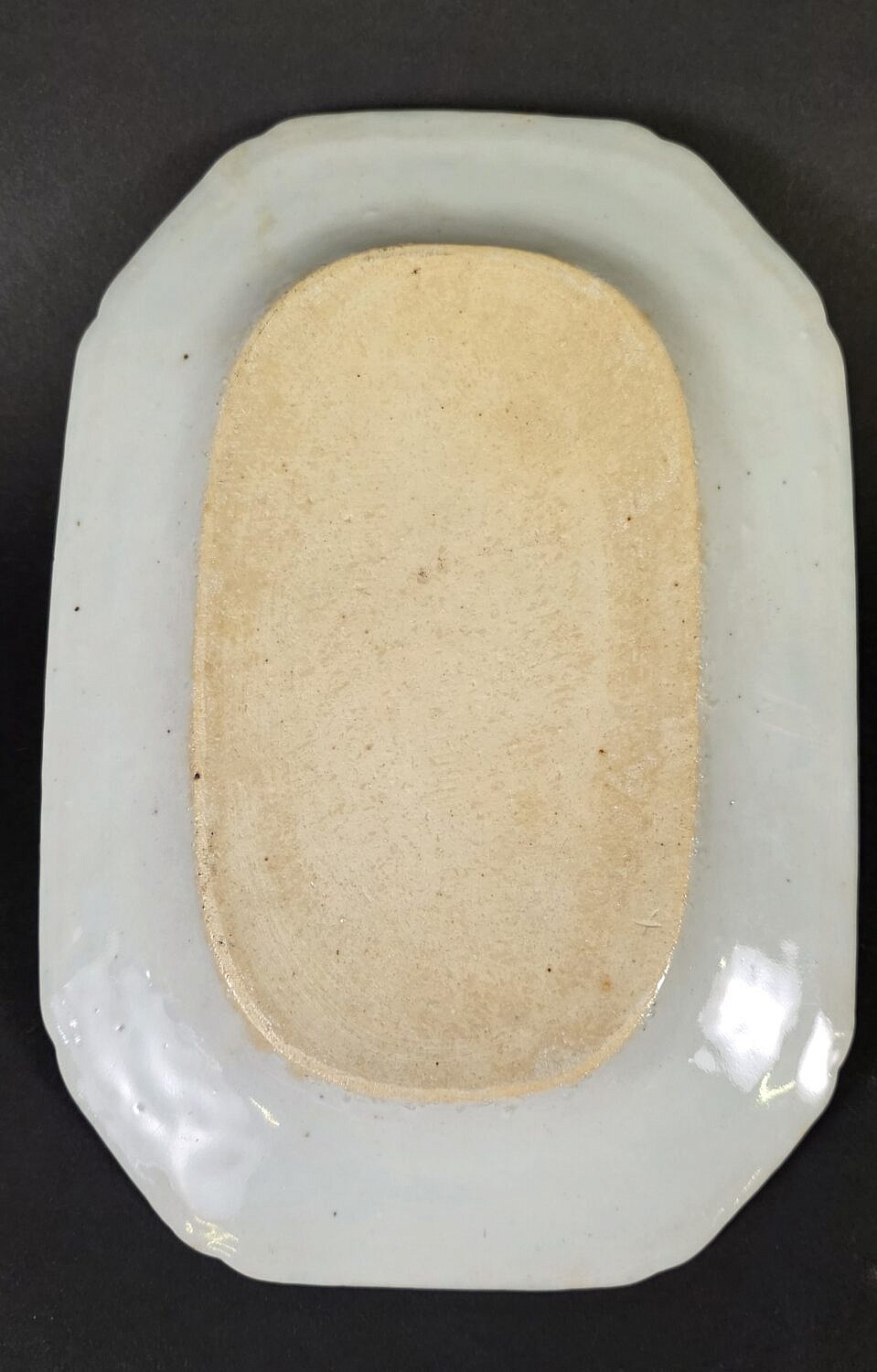 Antique Chinese Blue and White Porcelain Rectangular Serving Dish ...