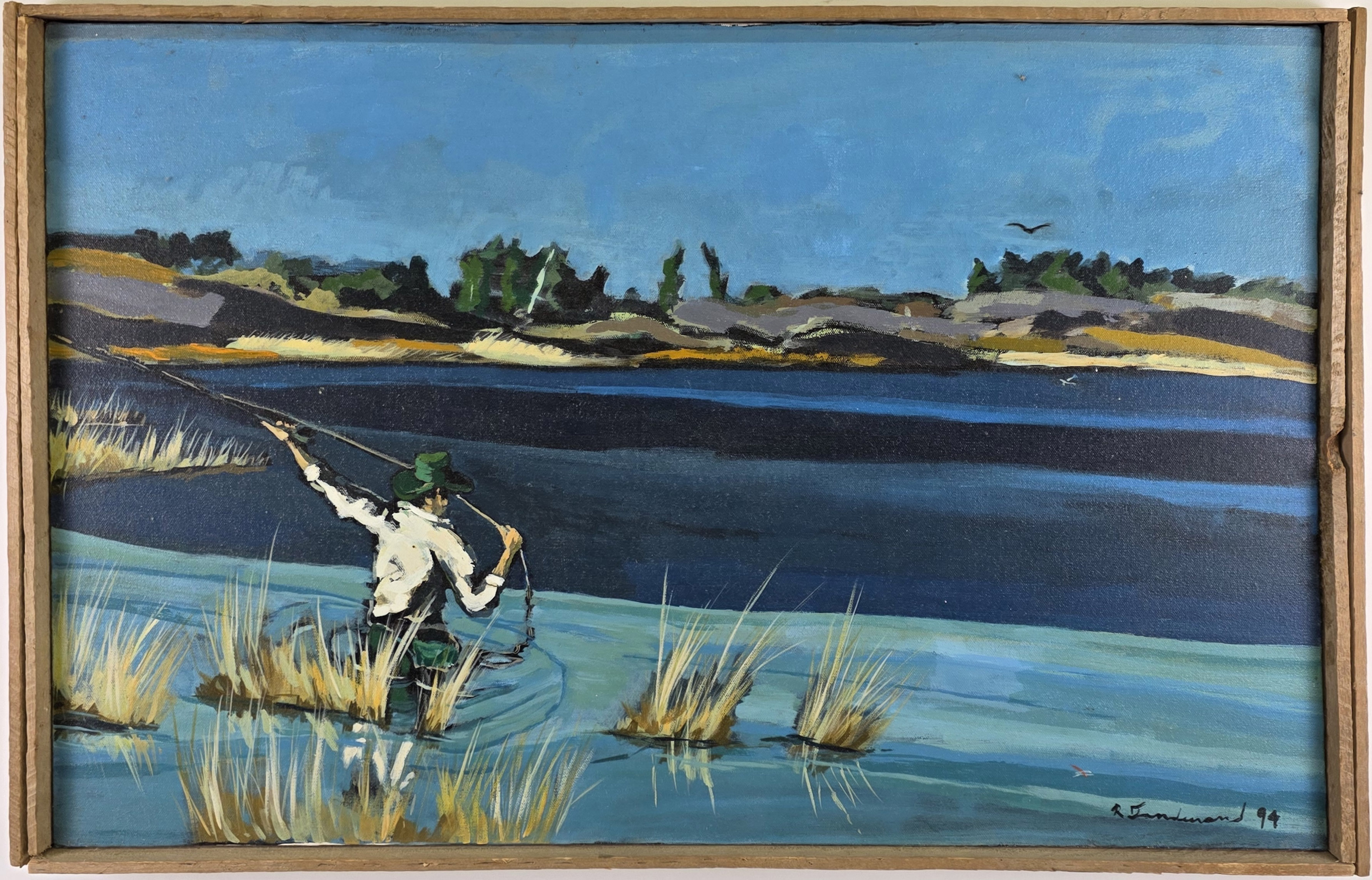 Vintage Robert Dandurand Oil on Canvas Painting - Vintage Robert ...