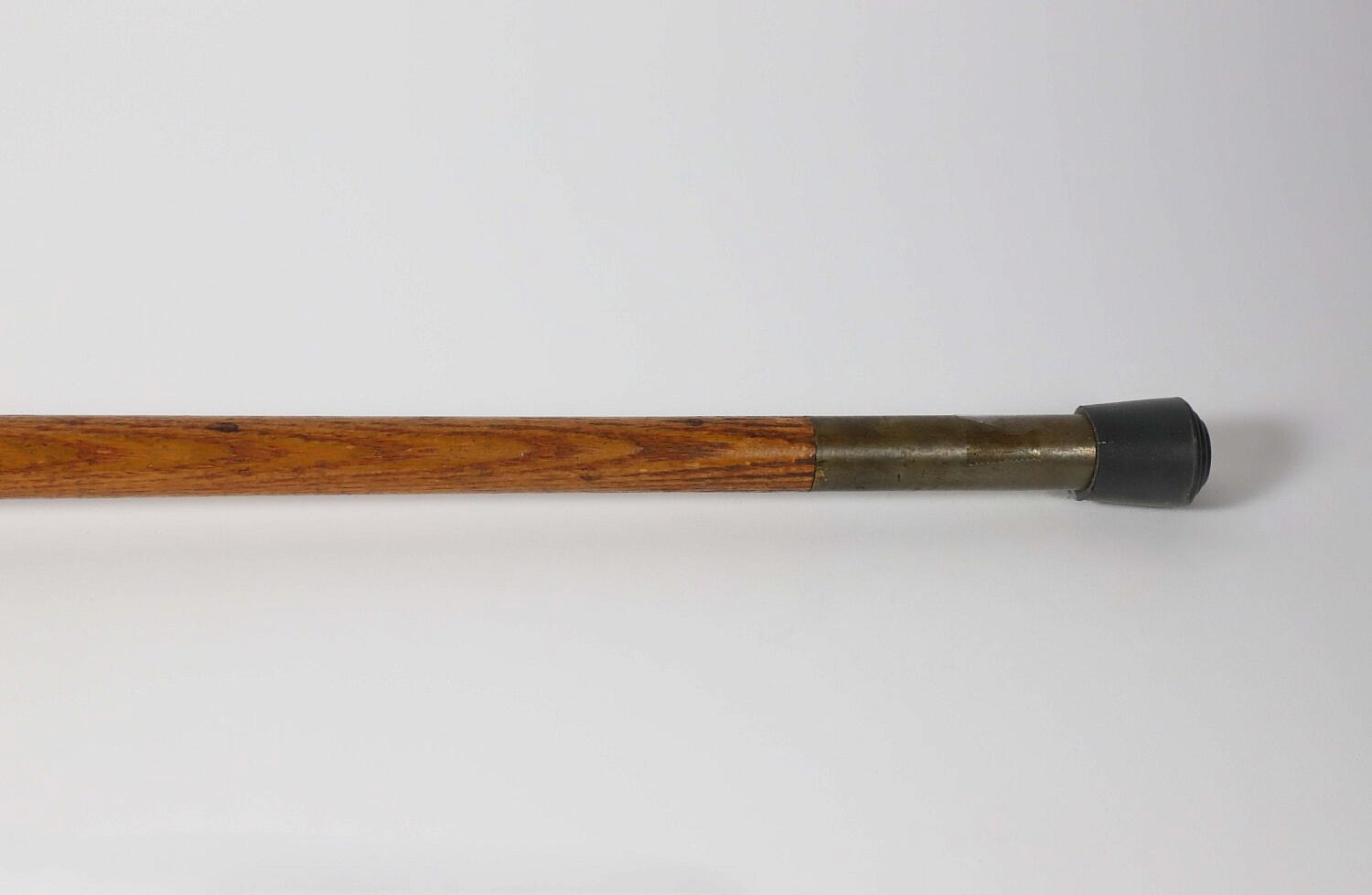 Scrimshaw Japanese Deity Grip Walking Stick 19th Century - Polychromed ...