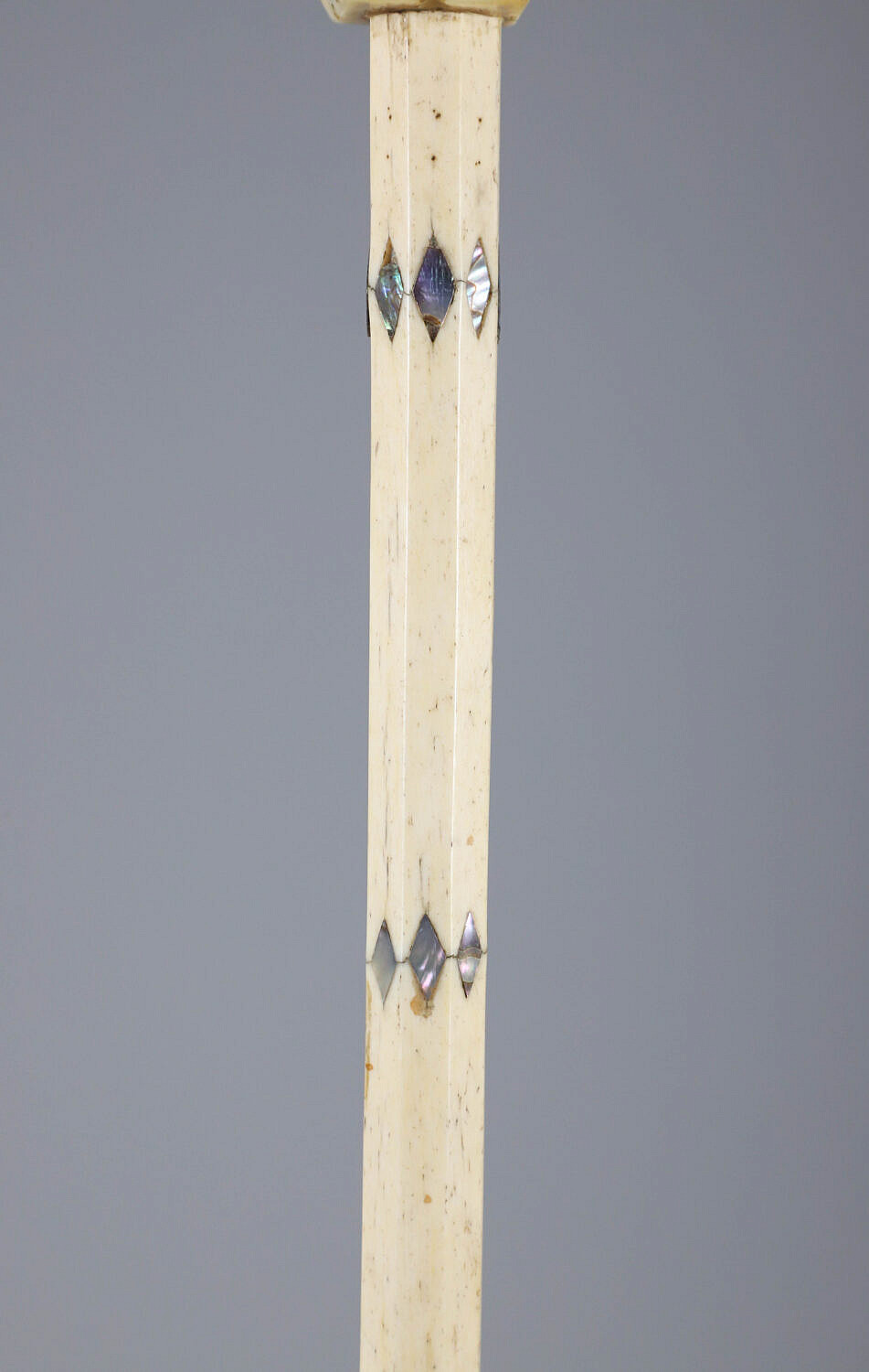 Whaler Made Polyhedron Knob Walking Stick 19th Century - Whaler Made ...