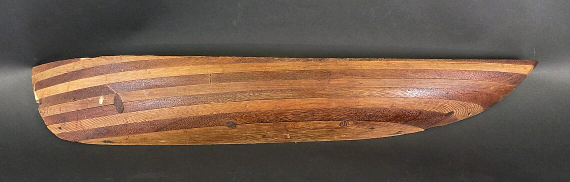 Antique Ten Lift Ship Builders Half Hull Boat Model - Antique Ten Lift ...