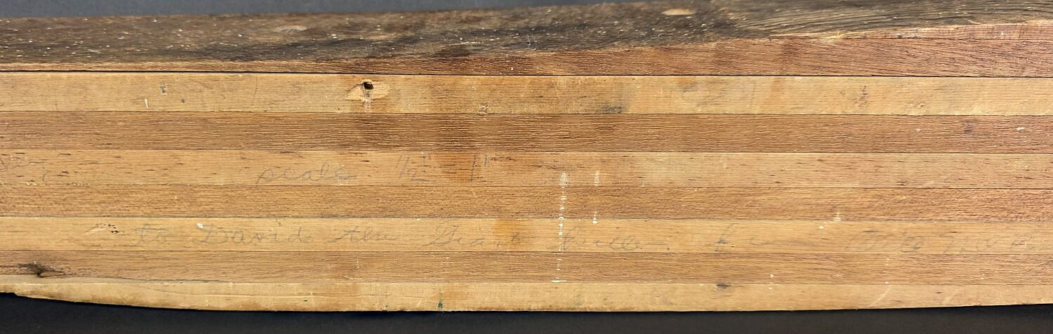 Antique Ten Lift Ship Builders Half Hull Boat Model - Antique Ten Lift ...