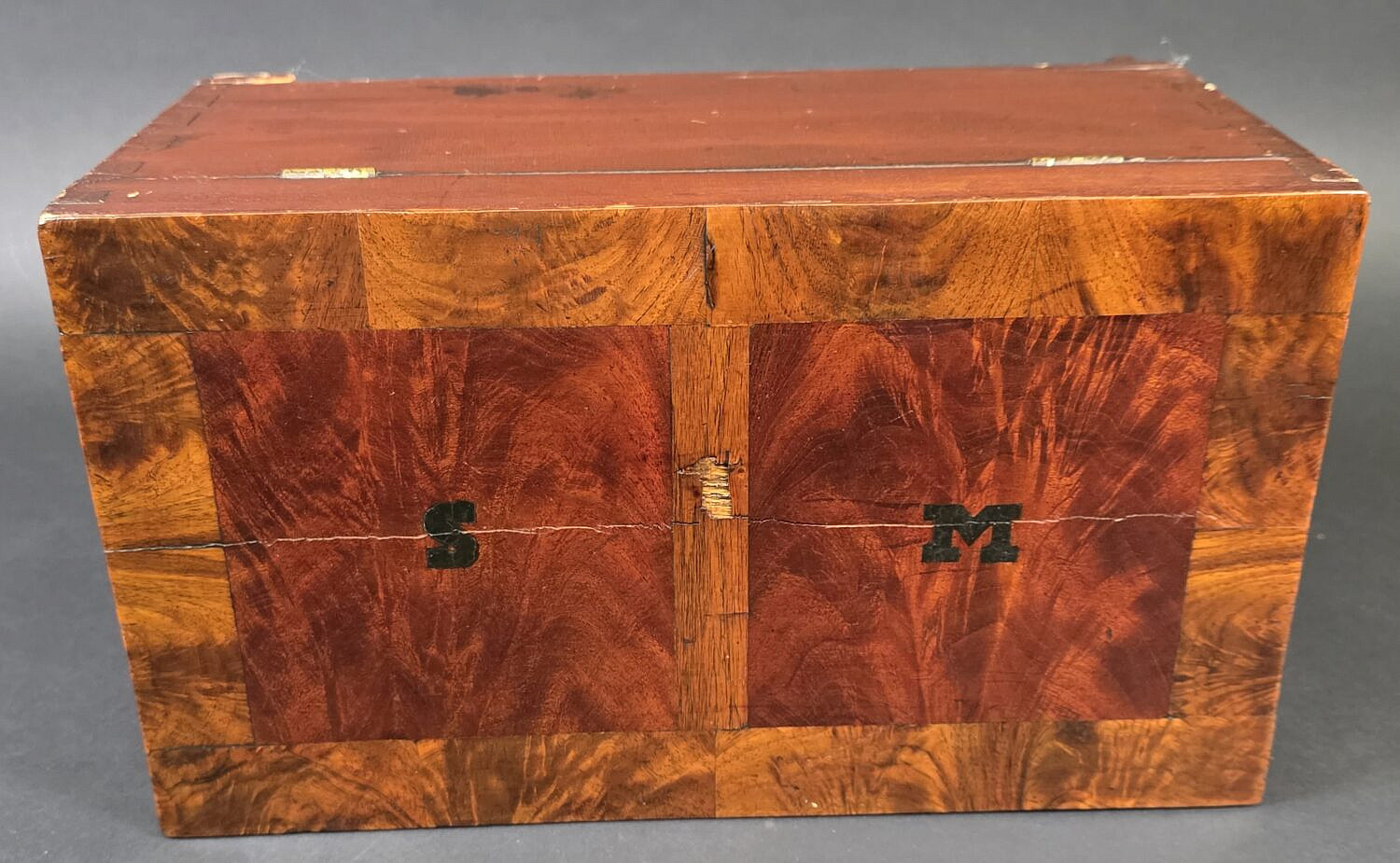 Antique Sailor Made Heart and Star Inlaid Box - Antique Sailor Made ...