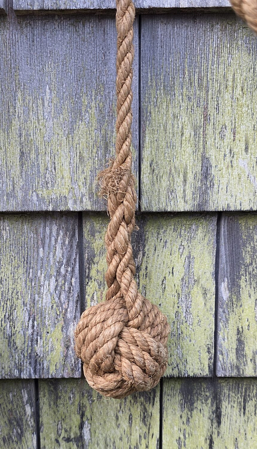 Vintage Five-Rung Naval Nautical Rope Boat Ladder - Vintage Five-Rung ...